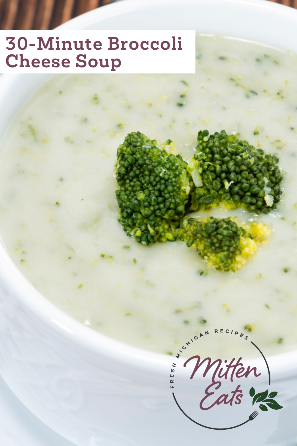 30-Minute Broccoli Cheese Soup - Mitten Eats