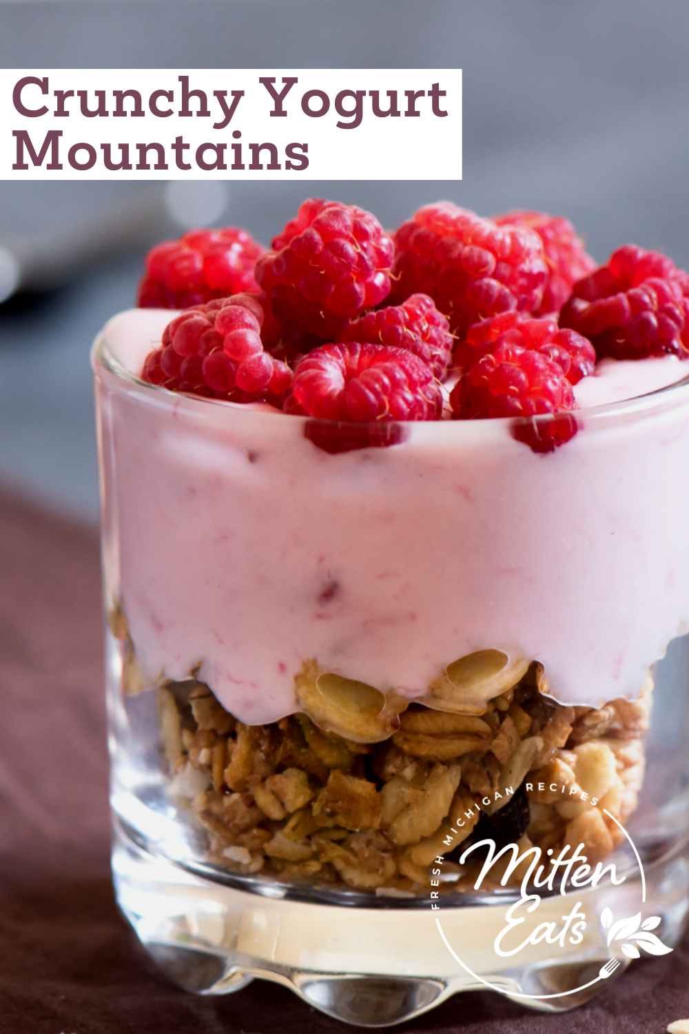 Crunchy Yogurt Mountains - Mitten Eats