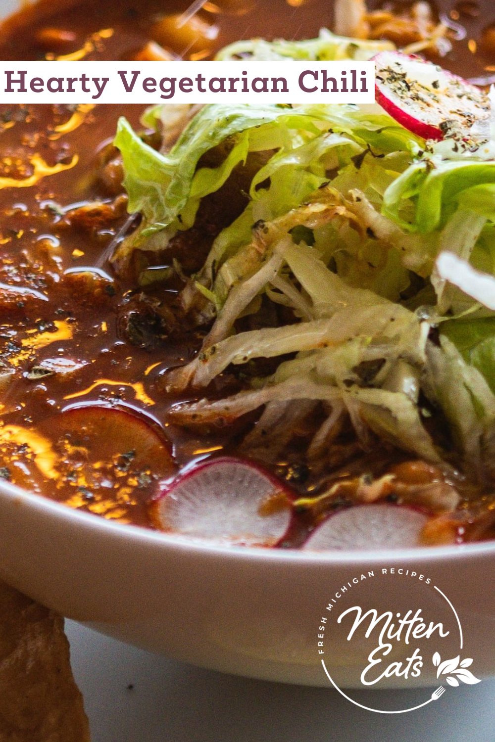 Hearty Vegetarian Chili - Mitten Eats