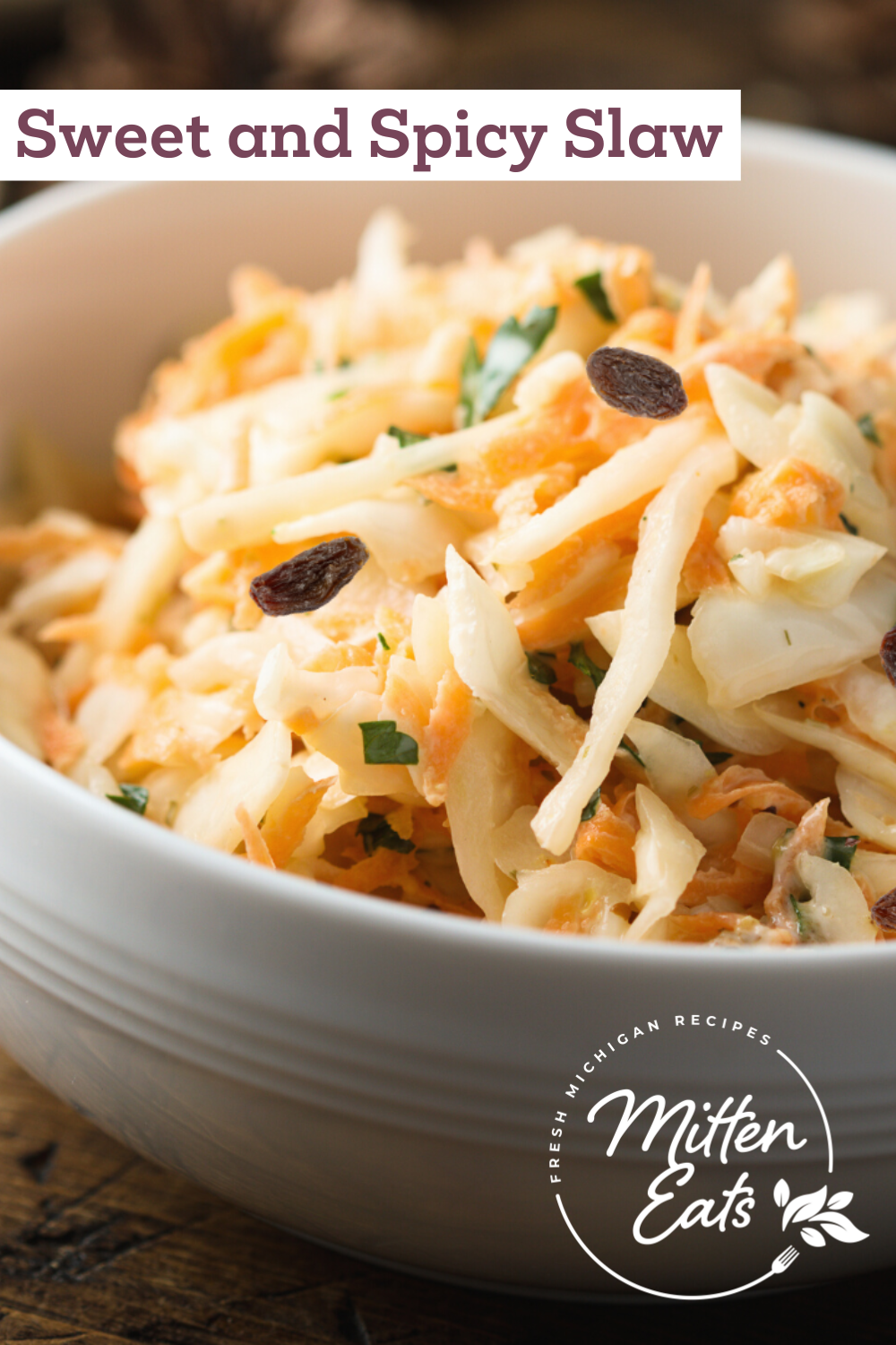 Sweet and Spicy Slaw - Mitten Eats