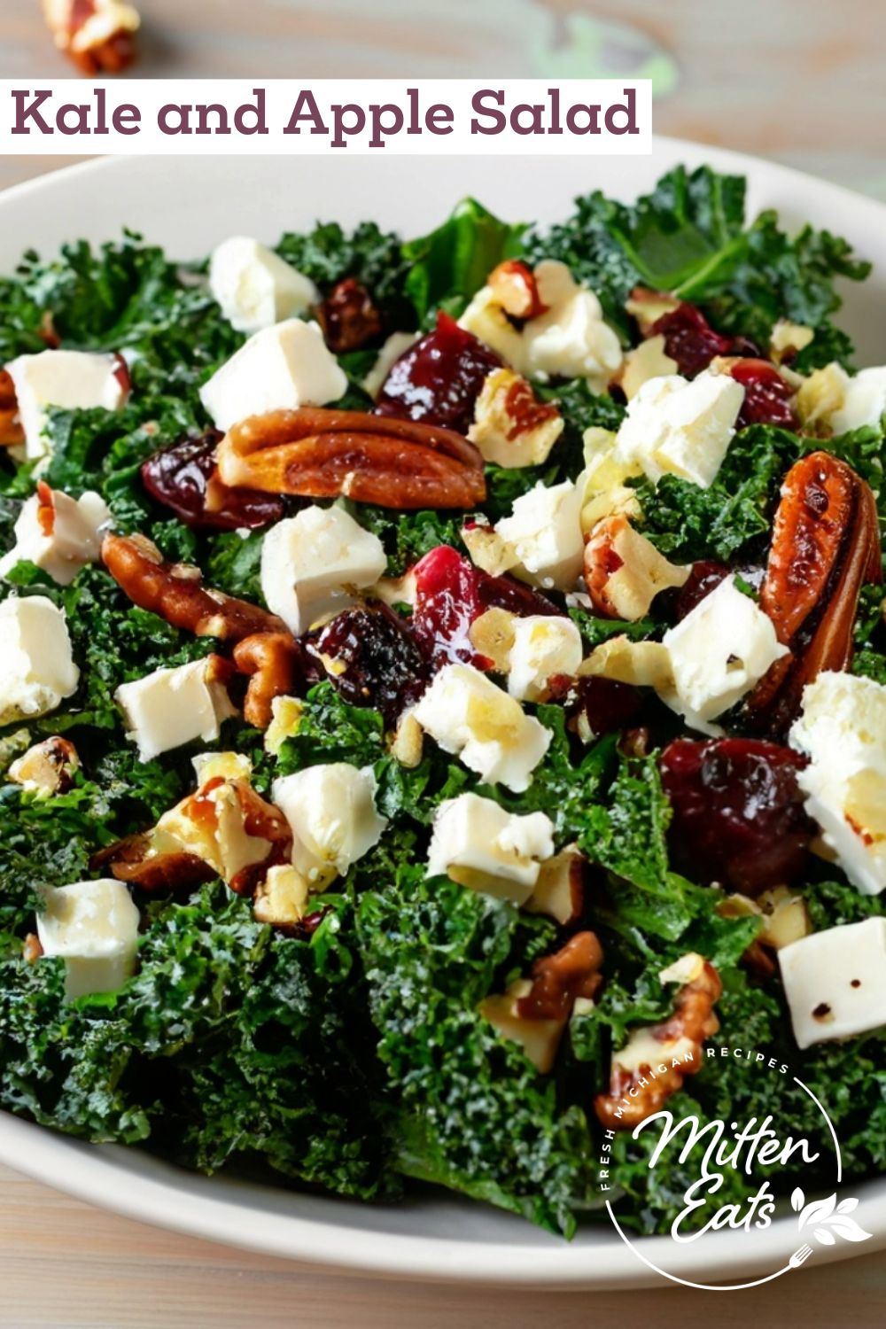 Kale and Apple Salad - Mitten Eats